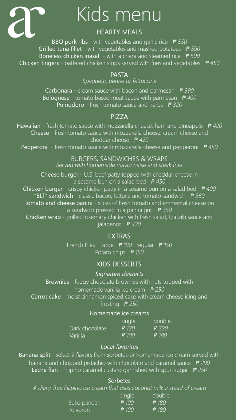 Fine Dining and Breakfast at Atmosphere Resorts