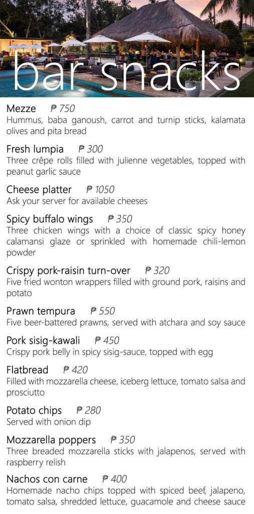 Fine Dining and Breakfast at Atmosphere Resorts